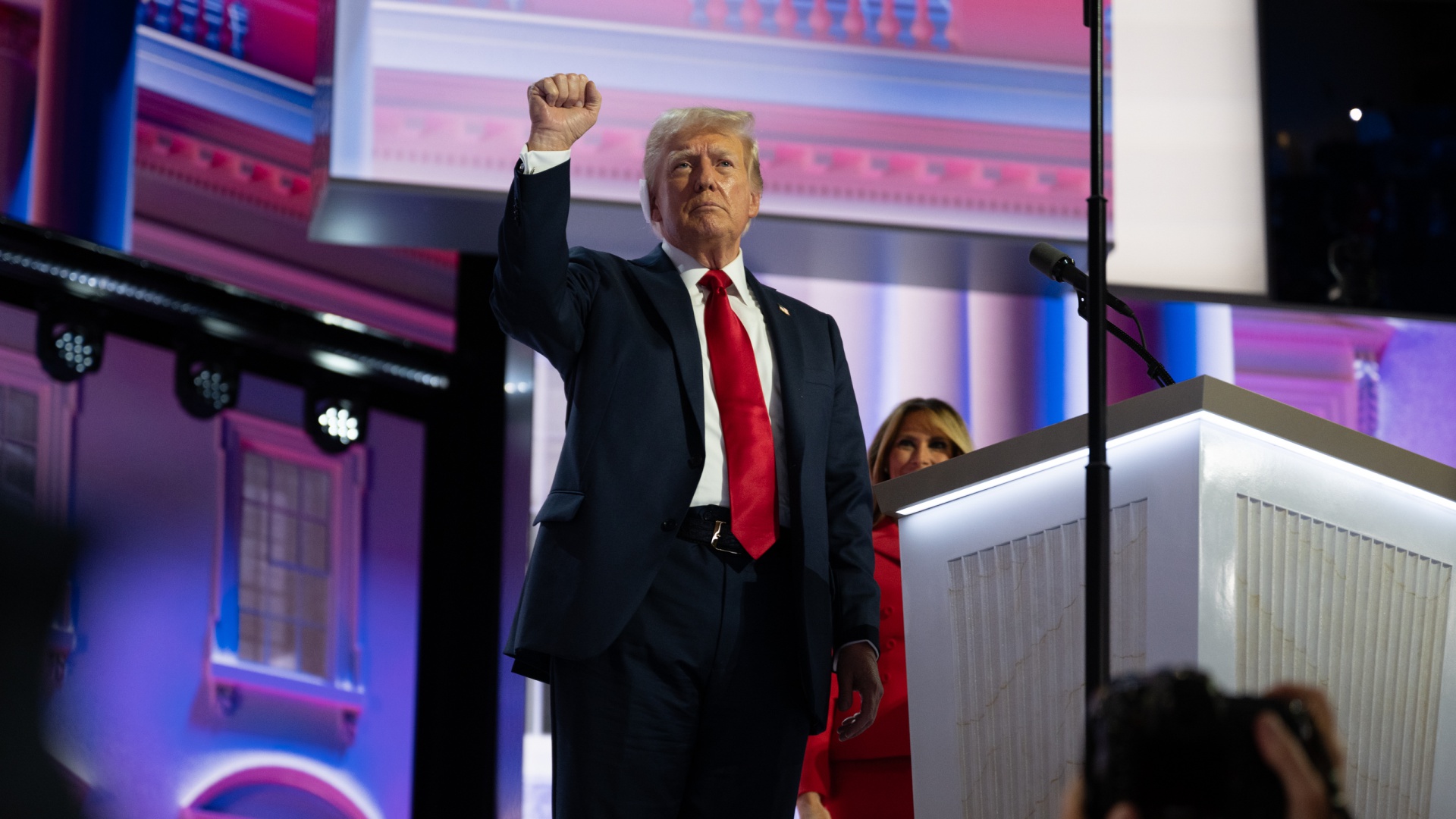 Donald Trump alla Capital One Arena: "Riprenderemo il nostro Paese ...