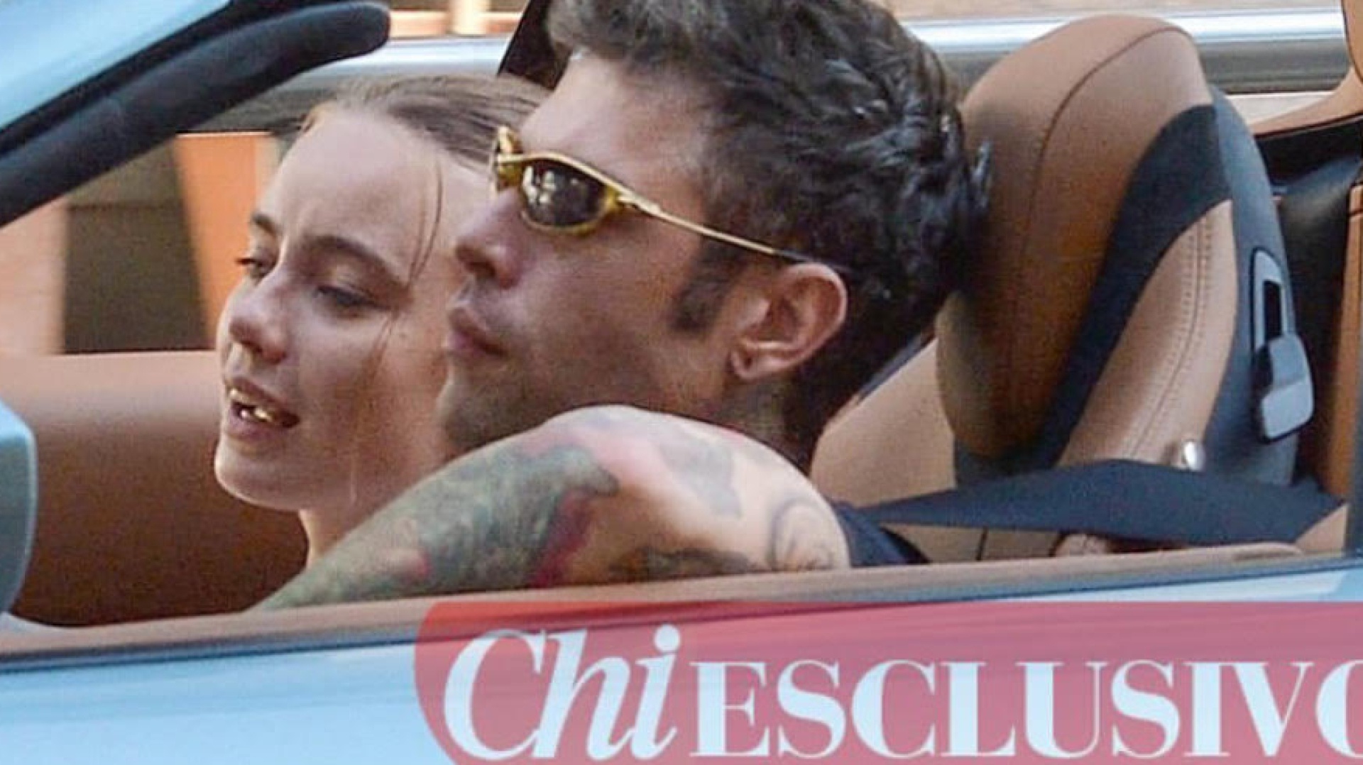 Fedez in auto con la modella Garance Authié: le prime foto del ...