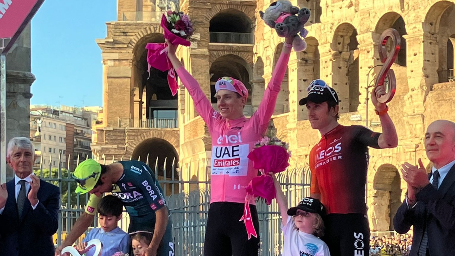 Giro d’Italia, Roma incorona Pogacar, a Merlier la volata di Roma - RTL ...