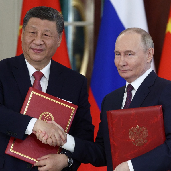 Il presidente cinese Xi JInping ancora in visita a Mosca, grande ...