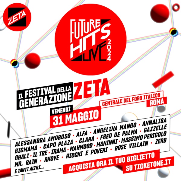 Radio Zeta Future Hits Live 2024, Mahmood: “Il 31 maggio ci sarò anche ...
