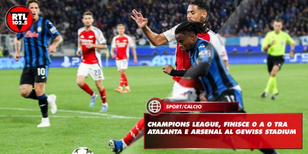 Champions League, finisce 0 a 0 tra Atalanta e Arsenal al Gewiss ...