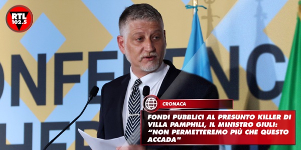 Fondi pubblici al presunto killer di Villa Pamphili, il ministro Giuli ...