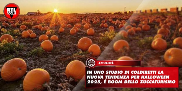 In uno studio di Coldiretti la nuova tendenza per Halloween 2025, è ...