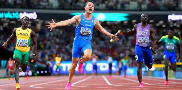 Mondiali atletica: 4x100 è d'argento 40 anni dopo Mennea A Budapest ...