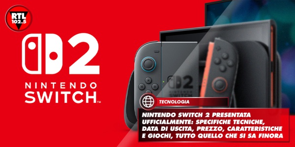 Nintendo Switch 2 presentata ufficialmente: specifiche tecniche, data ...