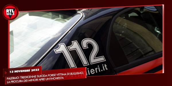 Palermo, si toglie la vita a tredici anni. Forse vittima di bullismo ...