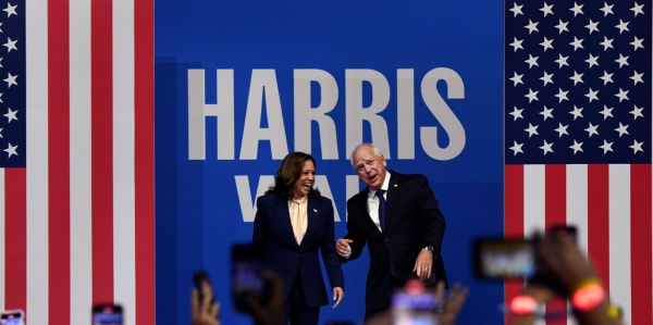 Usa: primo comizio insieme di Kamala Harris e Tim Walz, i candidati dem ...