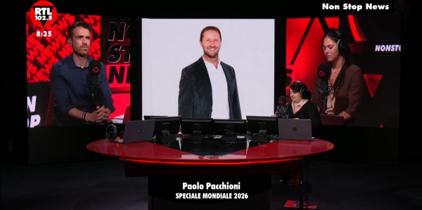 Paolo Pacchioni, Andrea Salvati e Nicolò Pompei - RTL 102.5 Play