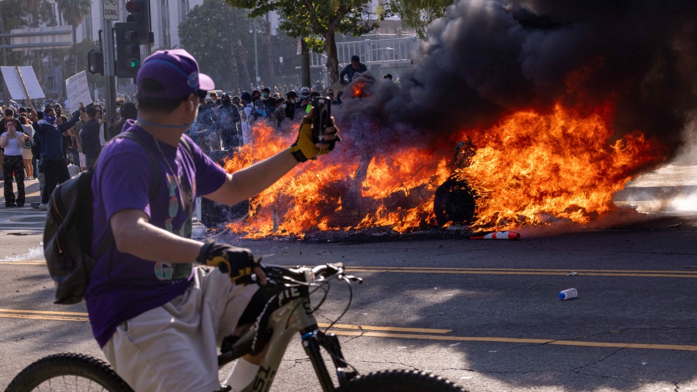 Usa, le proteste contro Trump come nel film Civil War di Alex Garland ...