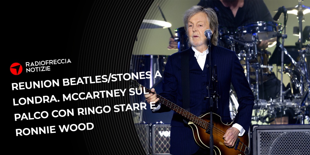 Paul McCartney chiude il tour con Ringo Starr e Ronnie Wood ...