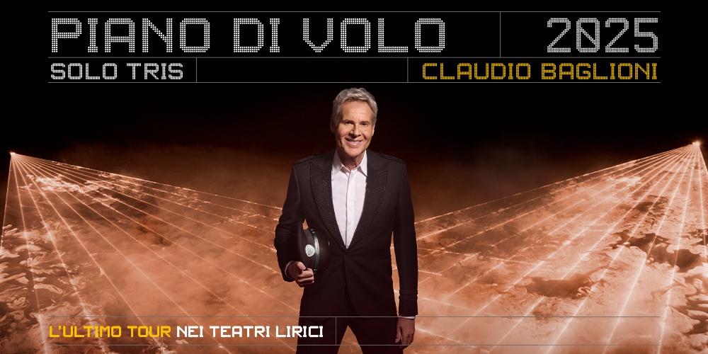 Claudio Baglioni - PIANO DI VOLO SOLOTRIS - RTL 102.5